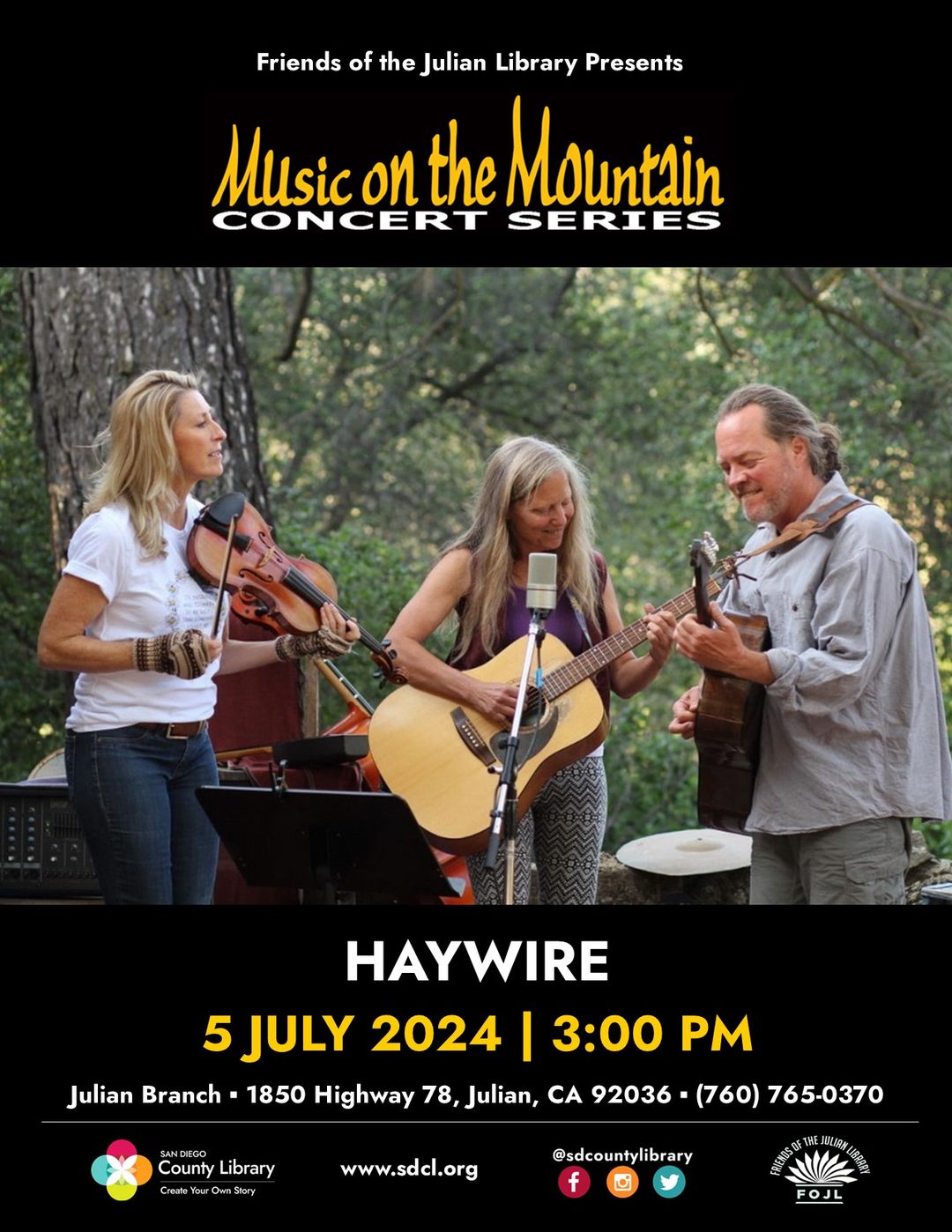 The Haywire Band from Julian – The original sound!